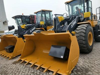 Cina Macchinario di costruzione giallo del caricatore ZL50GN della ruota del motore XCMG di Weichai in vendita