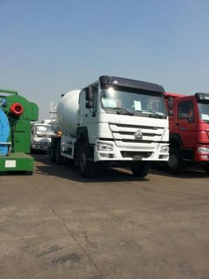 Cina attrezzatura di miscela di calcestruzzo della gomma di 8M3 336hp 6x4 10 con 1 camion del miscelatore della ruota di scorta e del condizionatore d'aria/cemento in vendita