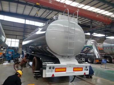 China Do eixo Cimc 30000L 3 caminhões de reboque semi com o tanque de óleo de alumínio ou de aço inoxidável do leite da água à venda