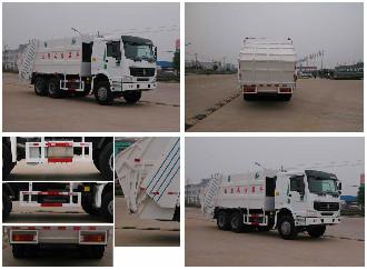 Cina Resistente del camion del compattatore di rifiuti di Sinotruk Howo 6x4 alimentato da diesel in vendita