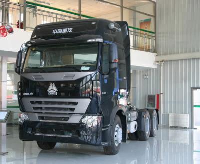 Cina Nuovo 2017 camion del motore primo del camion 6x4 del trattore di HOWO A7 un'operazione automatica di 420 di cavalli vapore traversine del doppio per rimorchio 40T in vendita