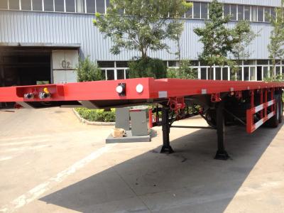 Cina Rimorchi a base piatta dei semi da 13000 millimetri di lunghezza/sospensione meccanica 3 rimorchio del contenitore semirimorchio dell'asse/2 assi in vendita