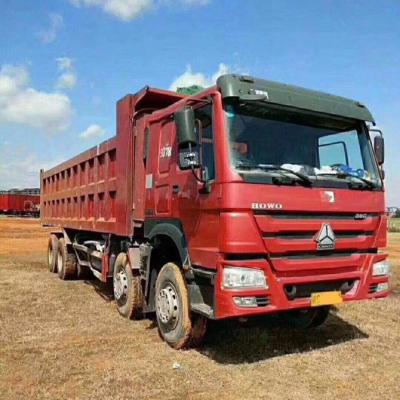 Cina 12 ribaltatore resistente dell'autocarro con cassone ribaltabile dei pneumatici 8*4 con la cabina lunga comoda HW76 in vendita