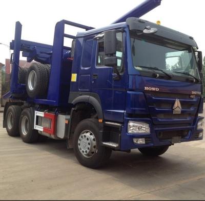 Cina I telai 10m di Sinotruk HOWO registrano il camion del legname, il motore primo 40-60t del camion in vendita