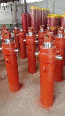 China Durable Sinotruk Spare Parts Front End Lifting Dump Truck Telescopic Hydraulic Cylinder for sale