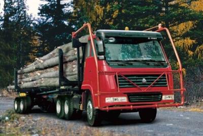 Cina Camion di legno del ceppo di trasporto di Sinotruk Howo con il rimorchio, 40-60t di carico in vendita