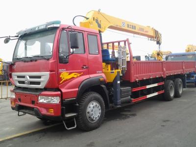 Cina Il camion di SINOTRUK HOWO 6X4 ha montato la gru 12 tonnellate con il camion della garanzia con la gru di caricamento in vendita