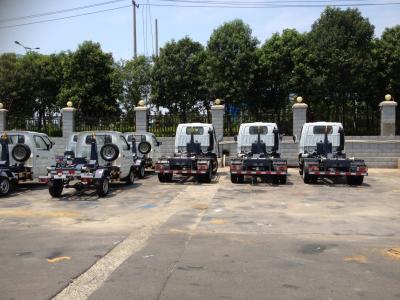 中国 ユーロ2のエアコンが付いている牽引420hp HW76の小屋のための4x2トラクターのトラックSinotruk Howo7 販売のため