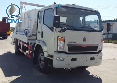 China 4 x 2 caminhão de lixo 6CBM/8CBM10CBM do braço do balanço de SINOTRUK HOWO /12CBM com projeto da forma à venda