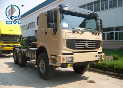 中国 Sinotrukすべての車輪のトラクターのトラックの頭部の索引車のトラックSINOTRUCK HOWO 420HP 6x6の特別なトラクターのトラック 販売のため
