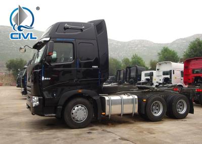 Cina SINOTRUK HOWO camion del trattore di A7 6 x 4, nuovo camion del motore primo da vendere, colore nero selvaggio in vendita