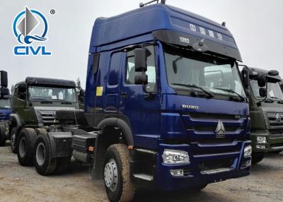 中国 336HP頑丈な索引車のトラックの良質のトラクターのトラックのSinotruk 6x4の青色 販売のため