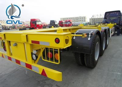 Cina 3 assi 2 autoarticolati delle gambe, camion della base di Sinotruk Cimc 40ft in vendita