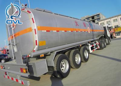 Cina Intorno a o assi liquidi chimici 30,000L- 33,000L del rimorchio tre dell'autocisterna di forma quadrata in vendita