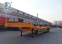 China Flatbed Container Multi Axles Semi Trailer Trucks for sale