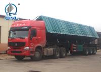 China Side Dump 3 Axle 40T Semi Trailer Trucks for sale