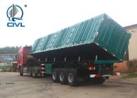 China Side Dump 3 Axle 40T Semi Trailer Trucks for sale