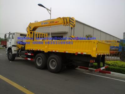 Cina Il camion di SINOTRUK HOWO 6X4 ha montato la gru 12 tonnellate con il camion della garanzia con la gru di caricamento in vendita