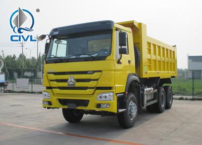 Cina Colore resistente di giallo dell'autocarro a cassone del volume 6800*2300*800 HOWO 371hp dell'autocarro con cassone ribaltabile dell'autocarro con cassone ribaltabile 10-24m3 in vendita