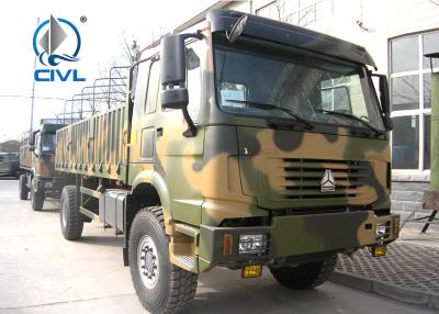 Cina 6x6 371hp tutto il carico di Sinotruk Howo7 dell'azionamento della ruota 30-60 tonnellate caricano il colore verde dei fari alti- di luminosità della capacità in vendita