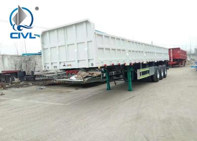 Cina Asse idraulico del rimorchio 3 del ribaltatore 60 tonnellate di capacità di carico, autotreno dello scarico in vendita