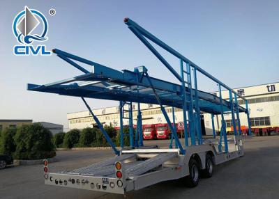 Cina rimorchio del trasportatore di automobile del rimorchio dei semi di trasporto del veicolo degli assi 15m di 3Pcs 13T Fuwa per trasporto dell'automobile 15units. in vendita