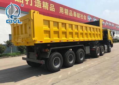 Cina 3 assi 50 - semirimorchio dello scarico di caricamento del minerale metallifero di 70T Sinotruk CIMC 45cbm Tipper Dump Trailer For Bauxite in vendita