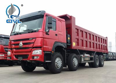 中国 8 x 4 380HPダンプ トラック50tonsのダンプの荷を下す頑丈なダンプ トラックHOWO A7のダンプカー トラック 販売のため