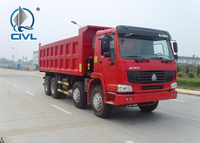 中国 8 x 4 380HPダンプ トラック50tonsのダンプの荷を下す頑丈なダンプ トラックHOWO A7のダンプカー トラック 販売のため