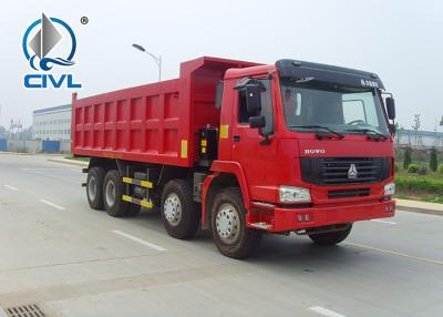 Cina 8 x 4 scaricatore resistente degli autocarri con cassone ribaltabile degli autocarri con cassone ribaltabile HOWO A7 Tipper Truck Unloading 380HP 50tons in vendita