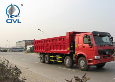 Cina Nuovo modello internazionale 2017 dell'autocarro con cassone ribaltabile di SINOTRUK HOWO 8X4 per l'euro II del carico 50T in vendita
