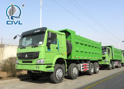Cina Autocarro con cassone ribaltabile dell'onere gravoso 8X4 con il motore di 420 HP 60 tonnellate di colore verde di autocarro con cassone ribaltabile in vendita