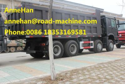 Cina Autocarro con cassone ribaltabile dell'onere gravoso 8X4 con il motore di 420 HP 60 tonnellate di colore verde di autocarro con cassone ribaltabile in vendita