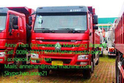 Cina Autocarro con cassone ribaltabile dell'onere gravoso 8X4 con il motore di 420 HP 60 tonnellate di colore verde di autocarro con cassone ribaltabile in vendita