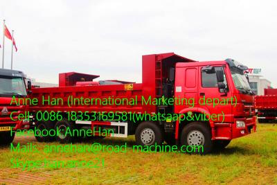 Cina Autocarro con cassone ribaltabile dell'onere gravoso 8X4 con il motore di 420 HP 60 tonnellate di colore verde di autocarro con cassone ribaltabile in vendita