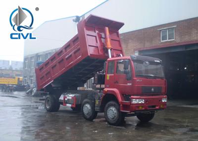 中国 40T 1 番のスペア タイヤの前部に持ち上がることを用いる国際的なダンプ トラック 6 x 2 336hp 販売のため