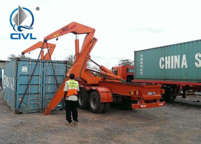 Cina Sollevatore del lato del contenitore di XCMG 20ft 40ft 37 tonnellate di carico utile della scatola del caricatore di rimorchio del contenitore in vendita