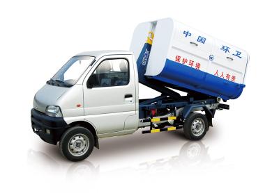 China mid size Detachable container garbage collector, lifting capacity 3000kg, hooking time ≤60s à venda