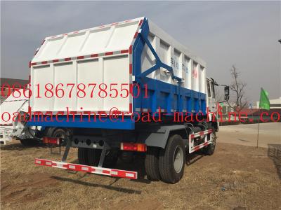 China Motor diesel SINOTRUK SWZ 4x2 do caminhão do compressor do lixo da carga da parte traseira do controle de manual 20CBM à venda