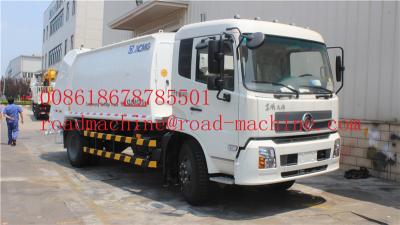 China Motor diesel SINOTRUK SWZ 4x2 do caminhão do compressor do lixo da carga da parte traseira do controle de manual 20CBM à venda