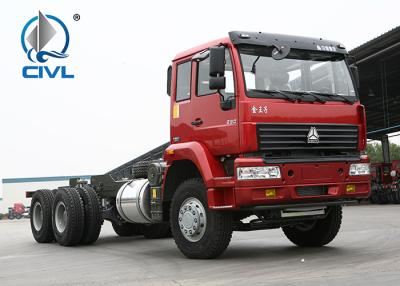 Cina Motore primo del CAMION 10tires 371hp di SINOTRUK SWZ 6X4TRACTOR con colore rosso del rimorchio dei semi in vendita