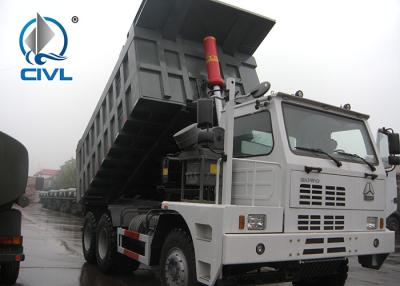 Cina Sinotruk 70 tonnellate di capacità Gray Color Construction Tipper Truck autocarro con cassone ribaltabile di estrazione mineraria di 371 cavallo vapore con la mezza cabina in vendita