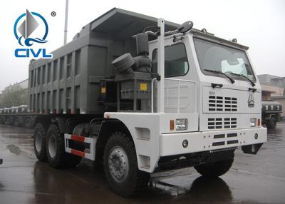 Cina Sinotruk 70 tonnellate di capacità Gray Color Construction Tipper Truck autocarro con cassone ribaltabile di estrazione mineraria di 371 cavallo vapore con la mezza cabina in vendita