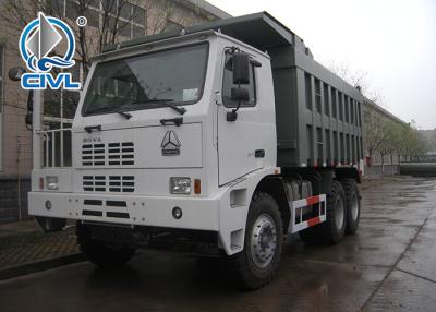 Cina Sinotruk 70 tonnellate di capacità Gray Color Construction Tipper Truck autocarro con cassone ribaltabile di estrazione mineraria di 371 cavallo vapore con la mezza cabina in vendita
