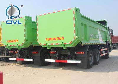 中国 10タイヤ30T LHDの頑丈なダンプ トラック6X4のユーロII 371HPエンジンHYVAの前部持ち上がること 販売のため