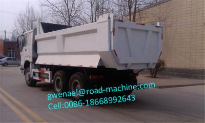 Cina Scaricatore HOWO di U-profil dei camion grigi del trasporto piccolo per letame di pulizia in vendita