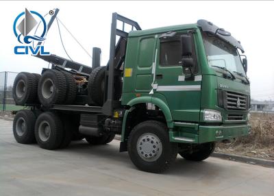 Cina Camion del carico del legname di Sinotruk Howo 6x4 con il trasportatore registrazione/del condizionatore d'aria in vendita