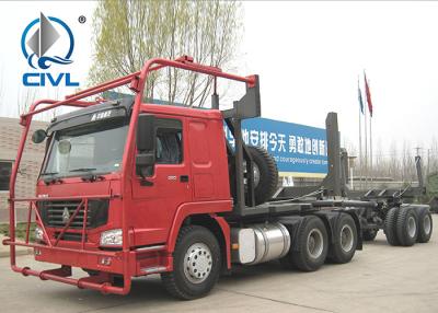 Cina Camion del carico del legname di Sinotruk Howo 6x4 con il trasportatore registrazione/del condizionatore d'aria in vendita