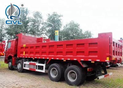 中国 EuroIIS 20M3 Sinotruk HOWO7 336の馬力8x4頑丈なダンプ トラックの前部上昇HW76のタクシーのダンプカー トラック 販売のため