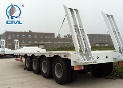 Cina Nuovo rimorchio dei semi della piattaforma del letto piano per il contenitore 25 - trasporto del camion pesante di 40T CImc in vendita
